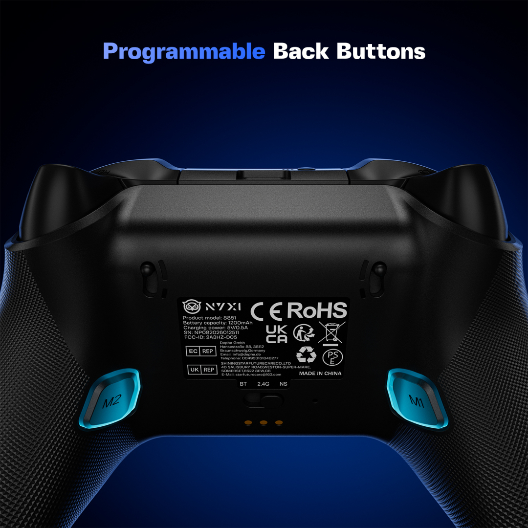 NYXI Imperial Wireless Game Controller: Customizable, Precision Control ...
