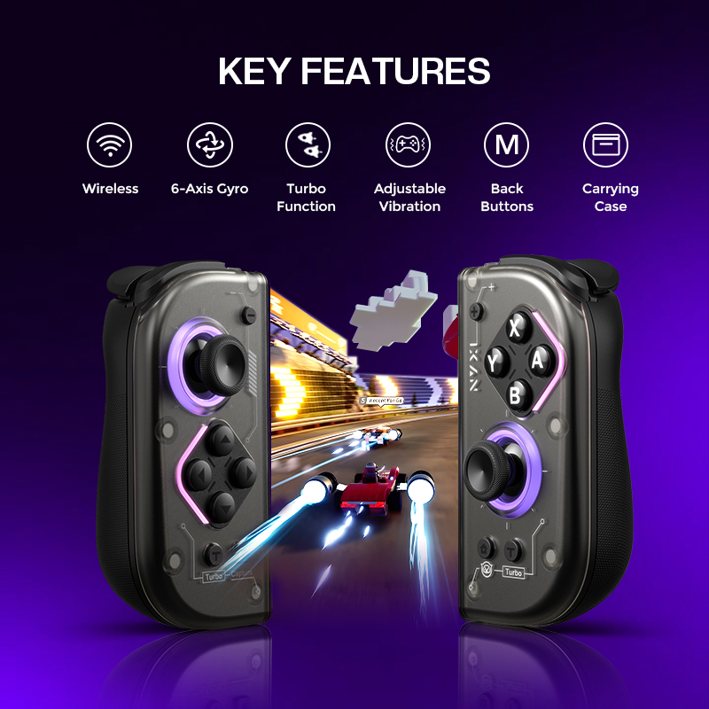 NYXI Hyperion 2 Wireless Joycons for Switch – Hall Effect Joystick ...