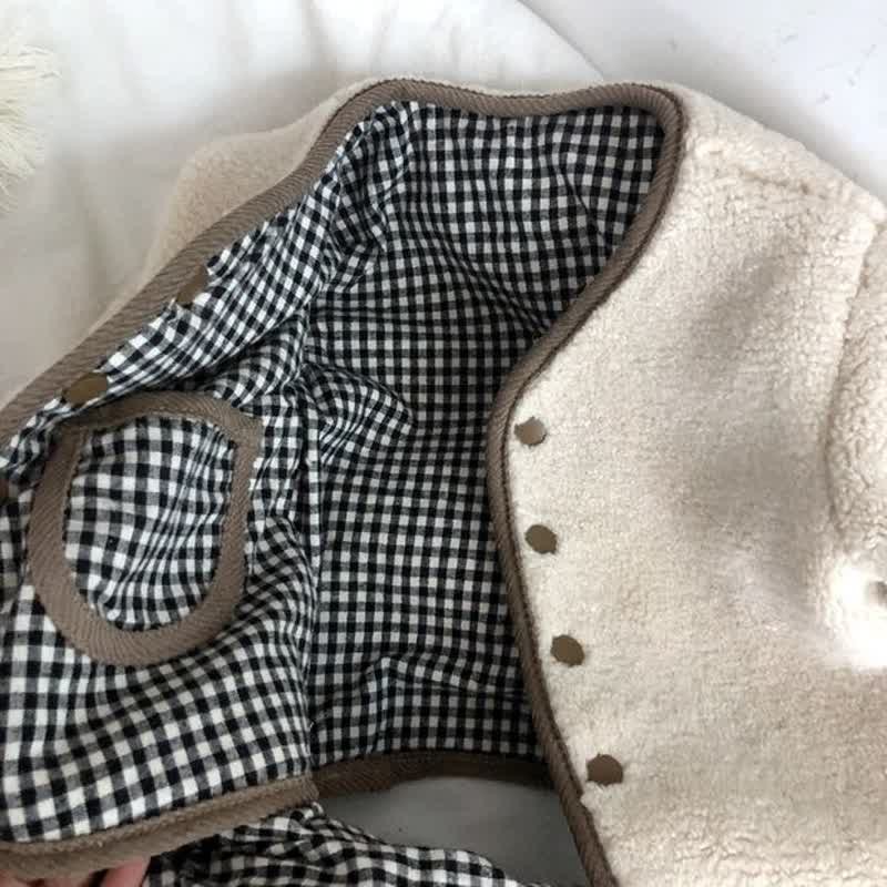 Baby Toddler Plaid Reversible Fleece Jacket – MiniOlie