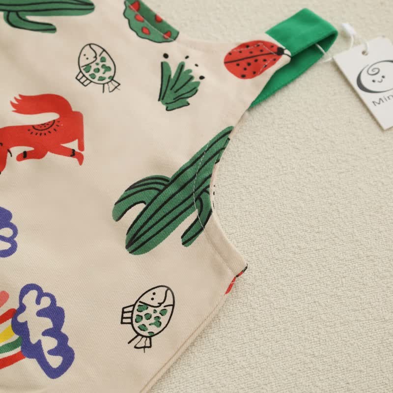 Baby Multicolor Animal Overalls – MiniOlie
