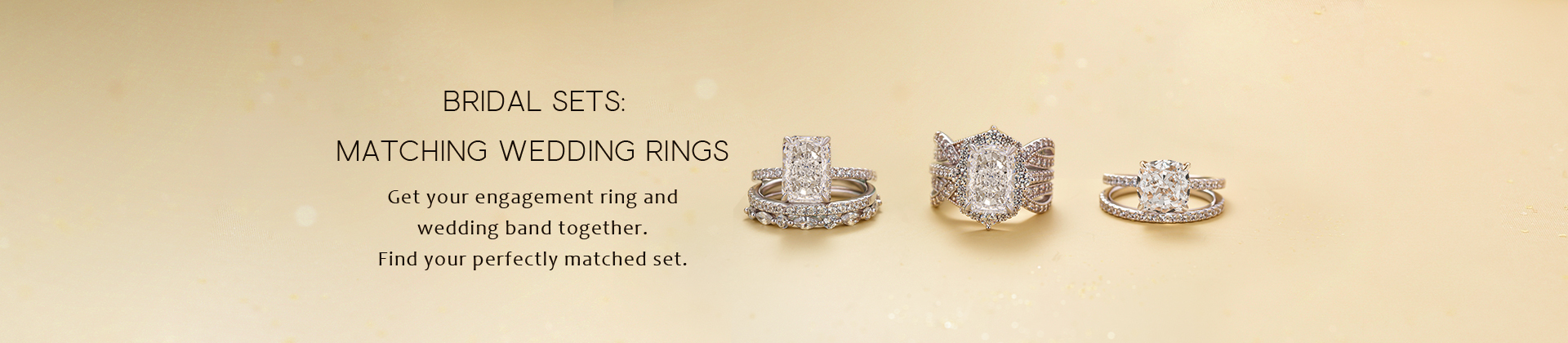 Bridal Wedding Ring Sets | Exquisite Sterling Silver Set – Maxine Jewelry