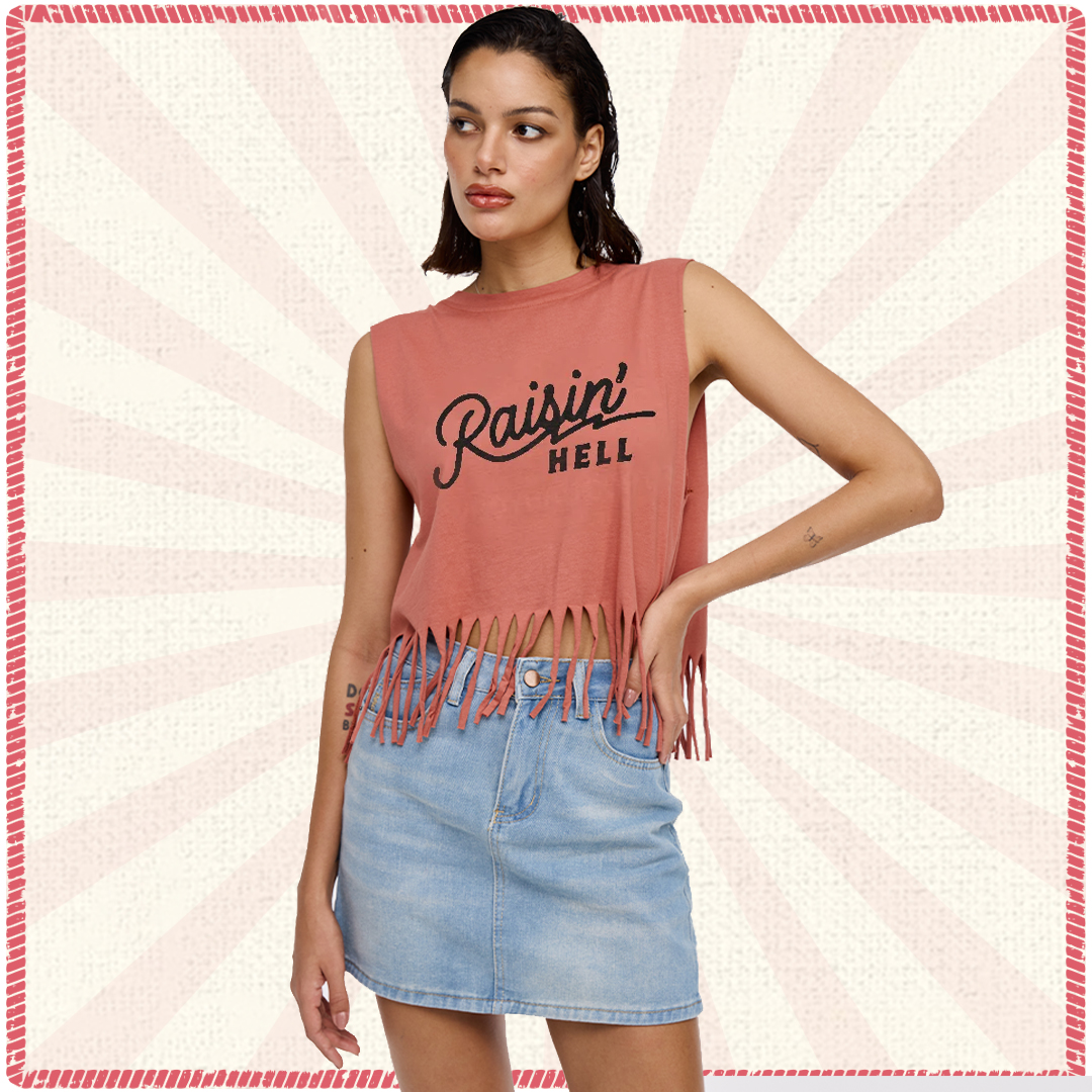 New In Designer Western Women's Fringe Tanks Sale – Cowboybay™