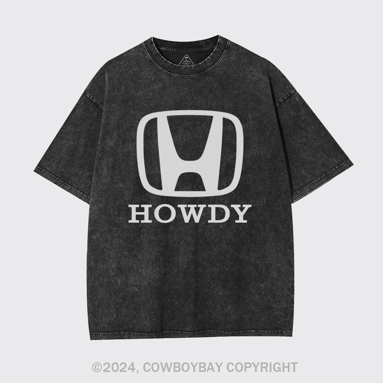 Howdy Logo Garment-dye Tees Sale-Cowboybay™