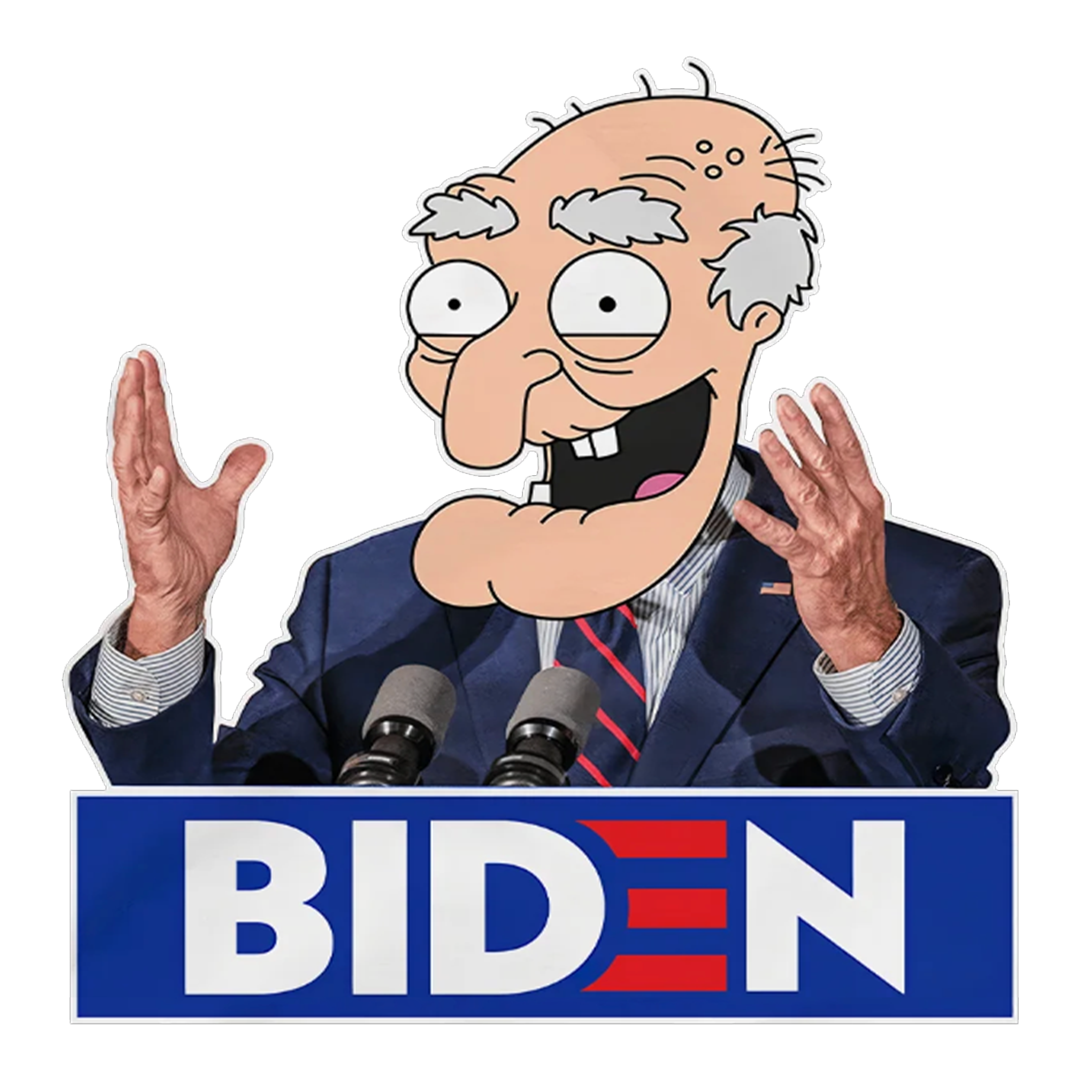 Real Old Man Stickers-Independence Day Sticker – rearwiper