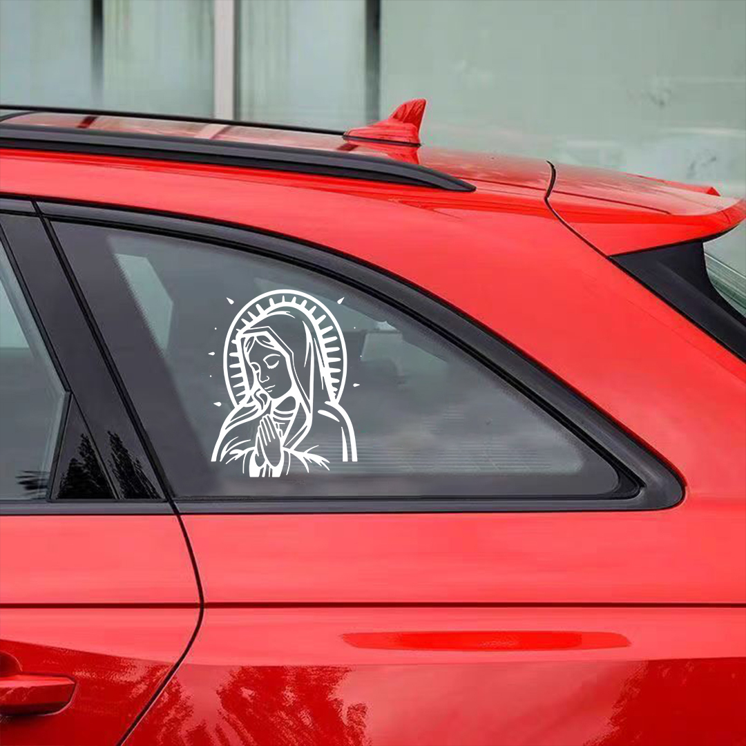 Virgin Mary Praying Sticker – rearwiper
