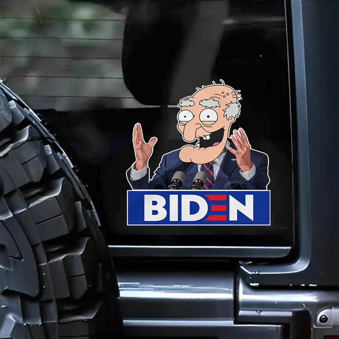 Real Old Man Stickers-Independence Day Sticker – rearwiper