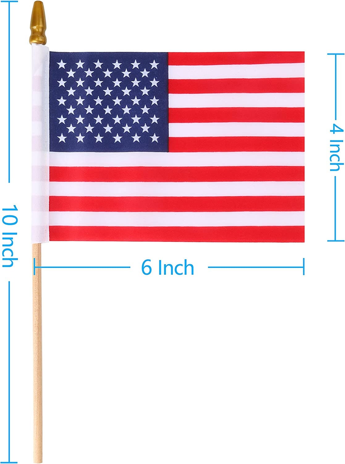 Small American Flags on Stick – rearwiper