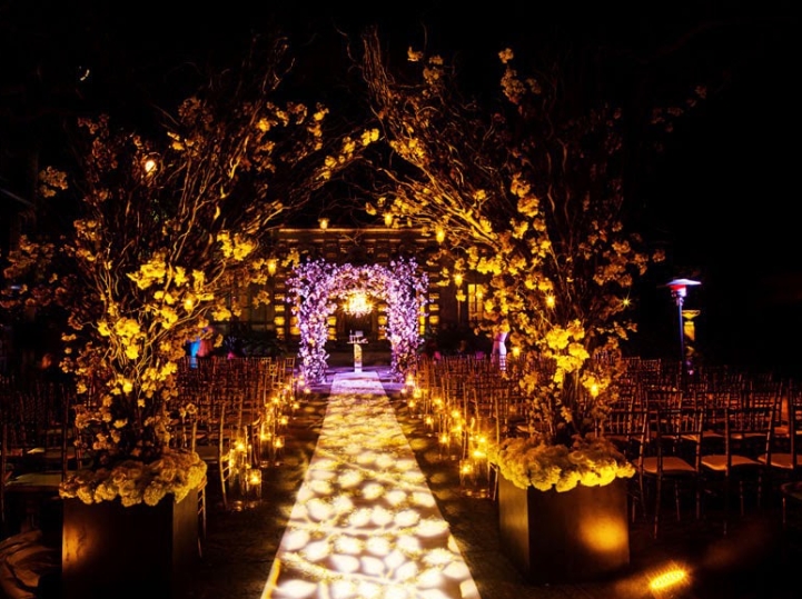 What is a gobo source and how is it used in lighting?