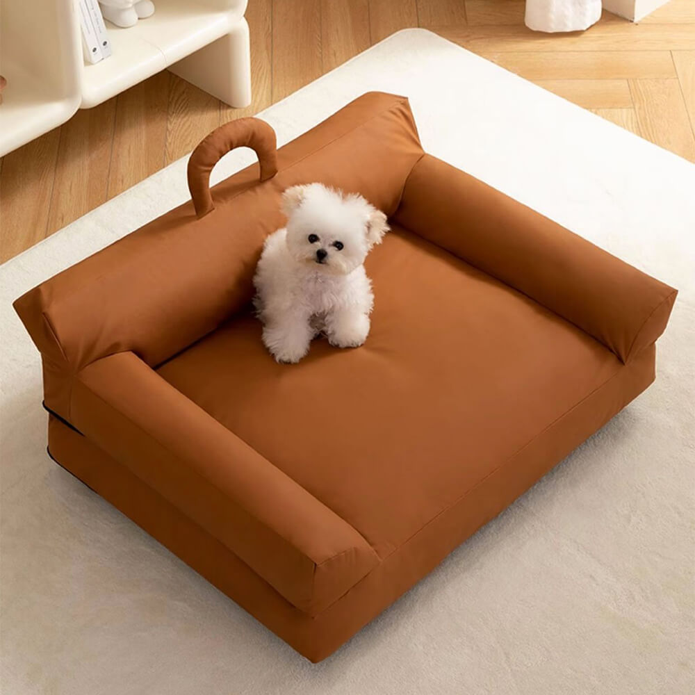 Modern Waterproof Comfortable Backrest Dog Cat Sofa Bed