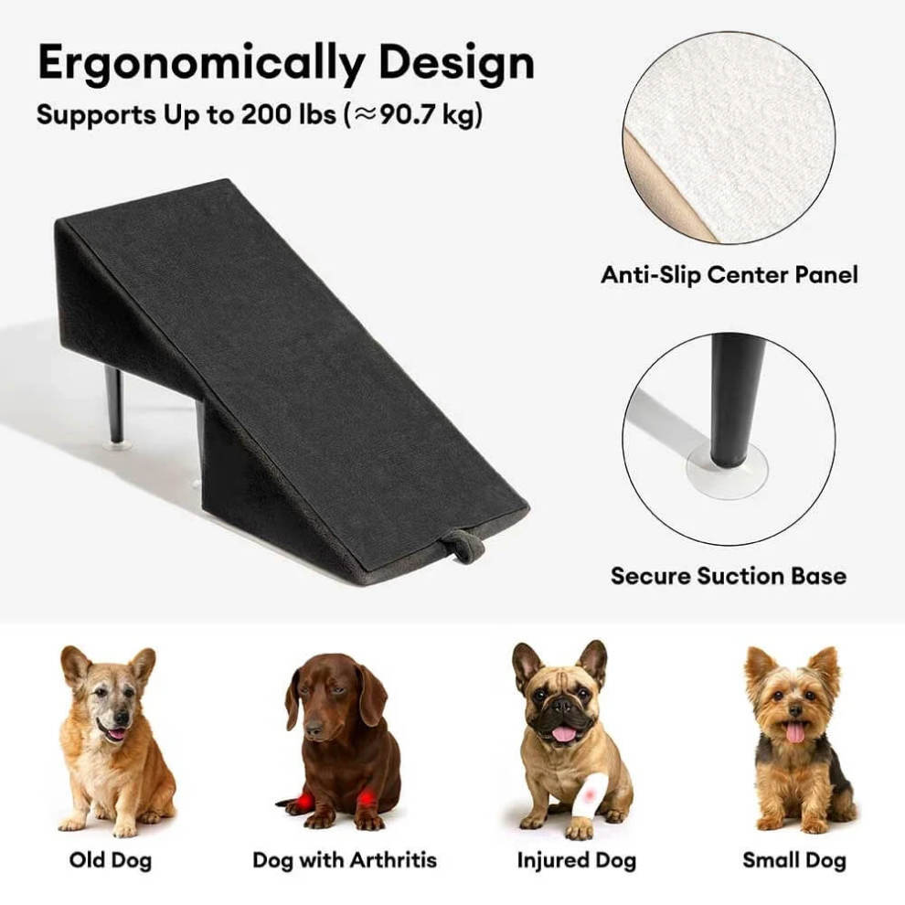 2-in-1 Convertible Wooden Home Step Stool Dog Ramp Steps – FunnyFuzzy