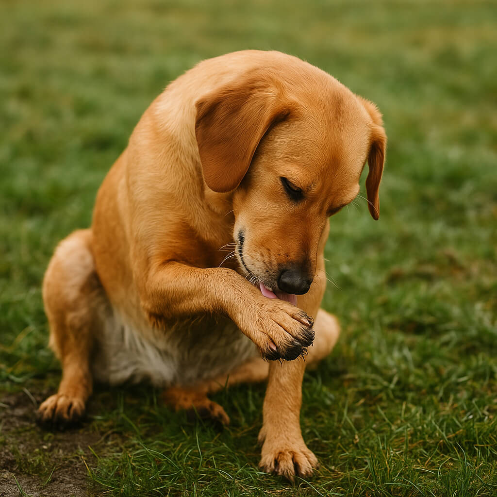 How to Stop Your Dog Licking Paws – FunnyFuzzy