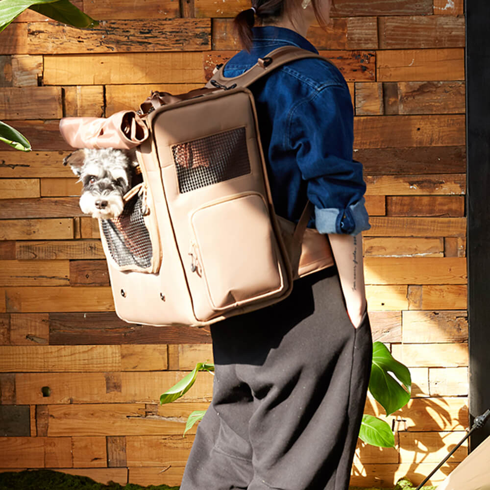 Mesh dog carrier backpack store