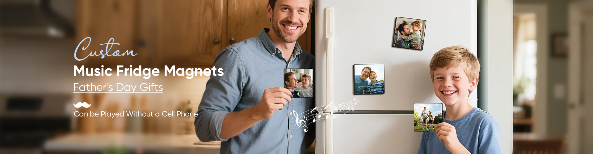 Music Fridge Magnet - Soufeel - Personalized Magnet Can Play Songs