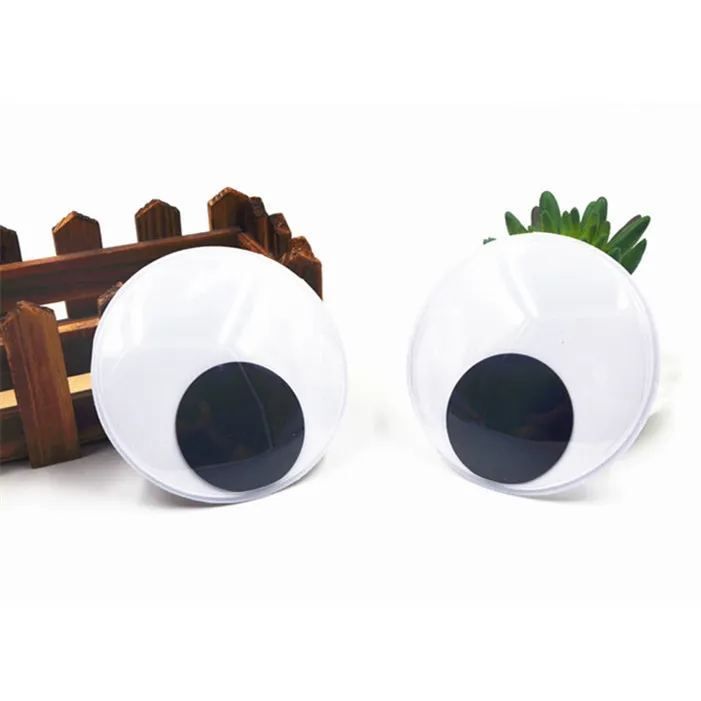 Giant Googly Eyes Self Adhesive Large Wiggle Eyes Plastic Black White ...