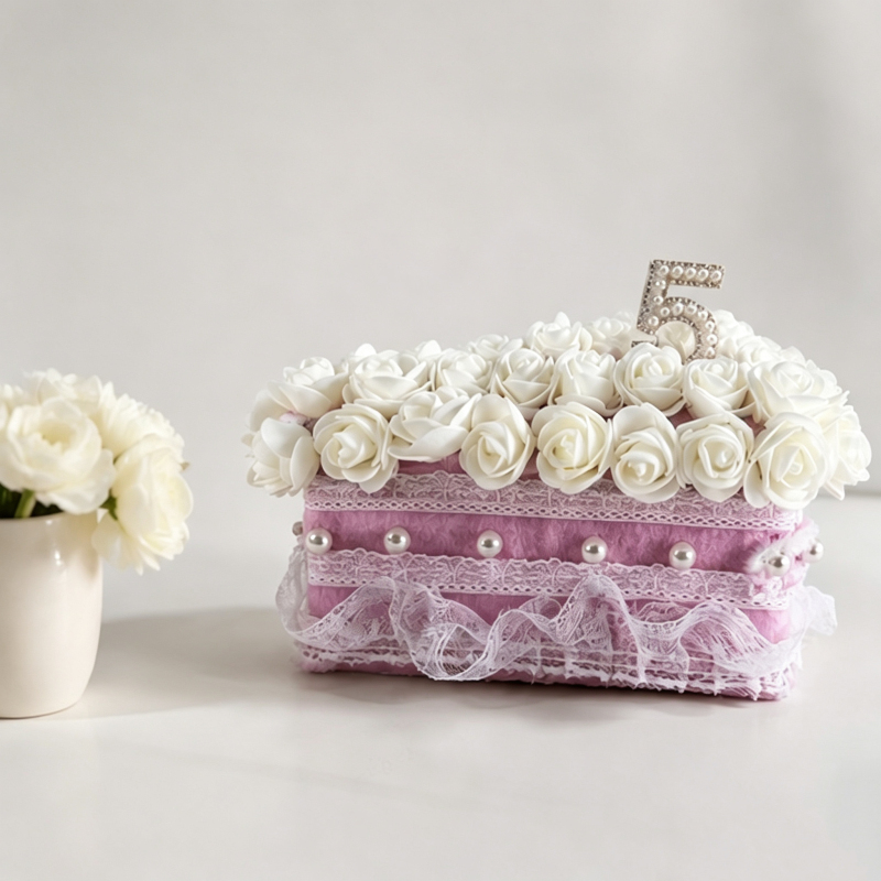Personalized Cake-Shaped Mini Museum Music Box with Light Custom Photo ...