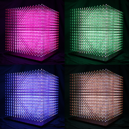 iCubeSmart 3D8RGB Led Cube Kit Full Color 8x8x8 Cube DIY Electronic Ki