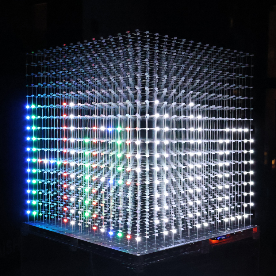 iCubeSmart 3D8RGB Led Cube Kit Full Color 8x8x8 Cube DIY Electronic Ki