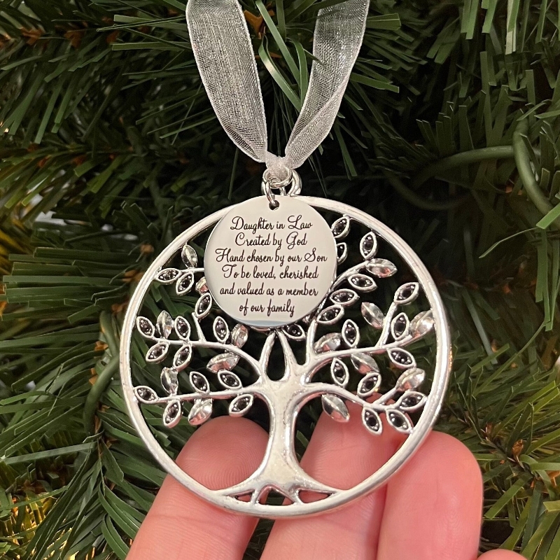 🎄🌼Tree Of Life Christmas Decorations-Personalized Gift for Friend an