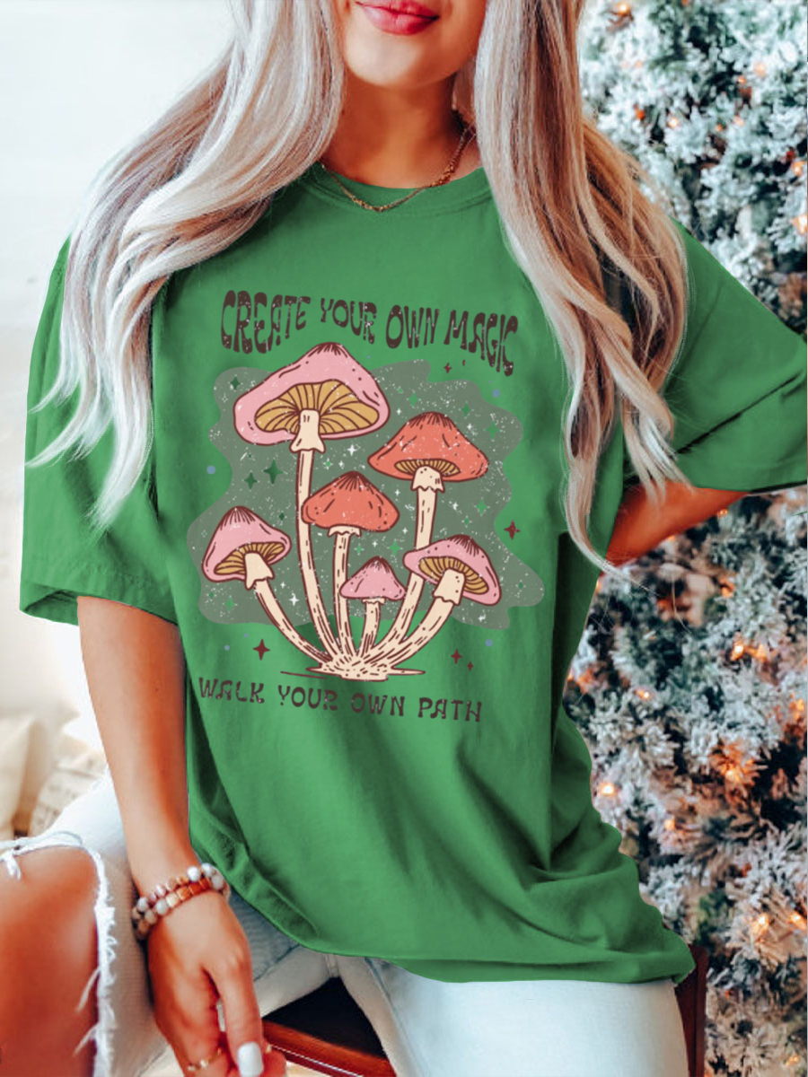 Mushroom t shirt store