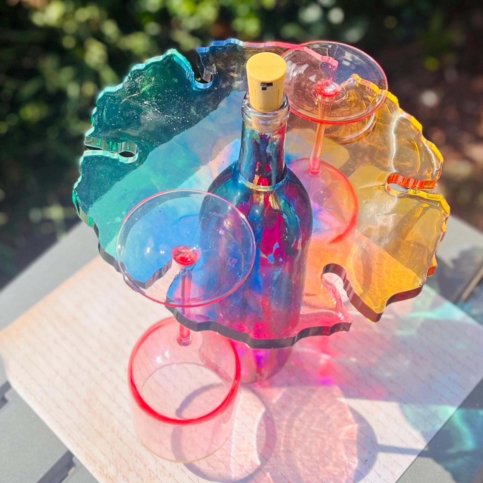 🌈Suncatcher Wine Bottle Rack – flairgifts.com