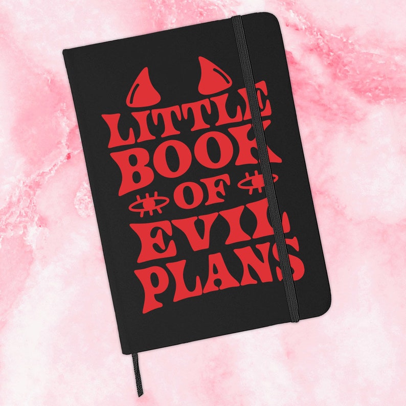 😈Evil Plans Notebook Journal