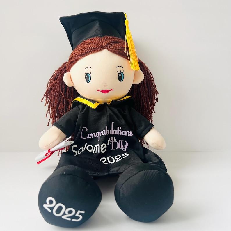 Personalized graduation Doll |Class of 2025 | grad gift | grad doll