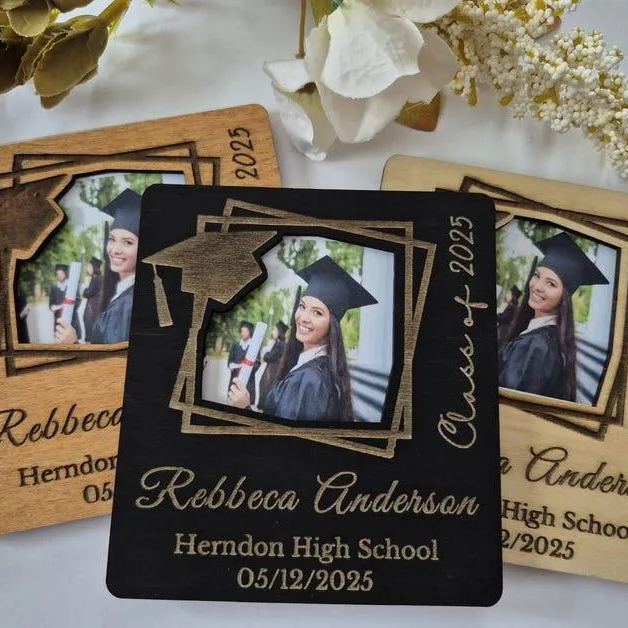 Graduation Photo Frame, Graduation Magnetic Picture Frame, Graduation ...