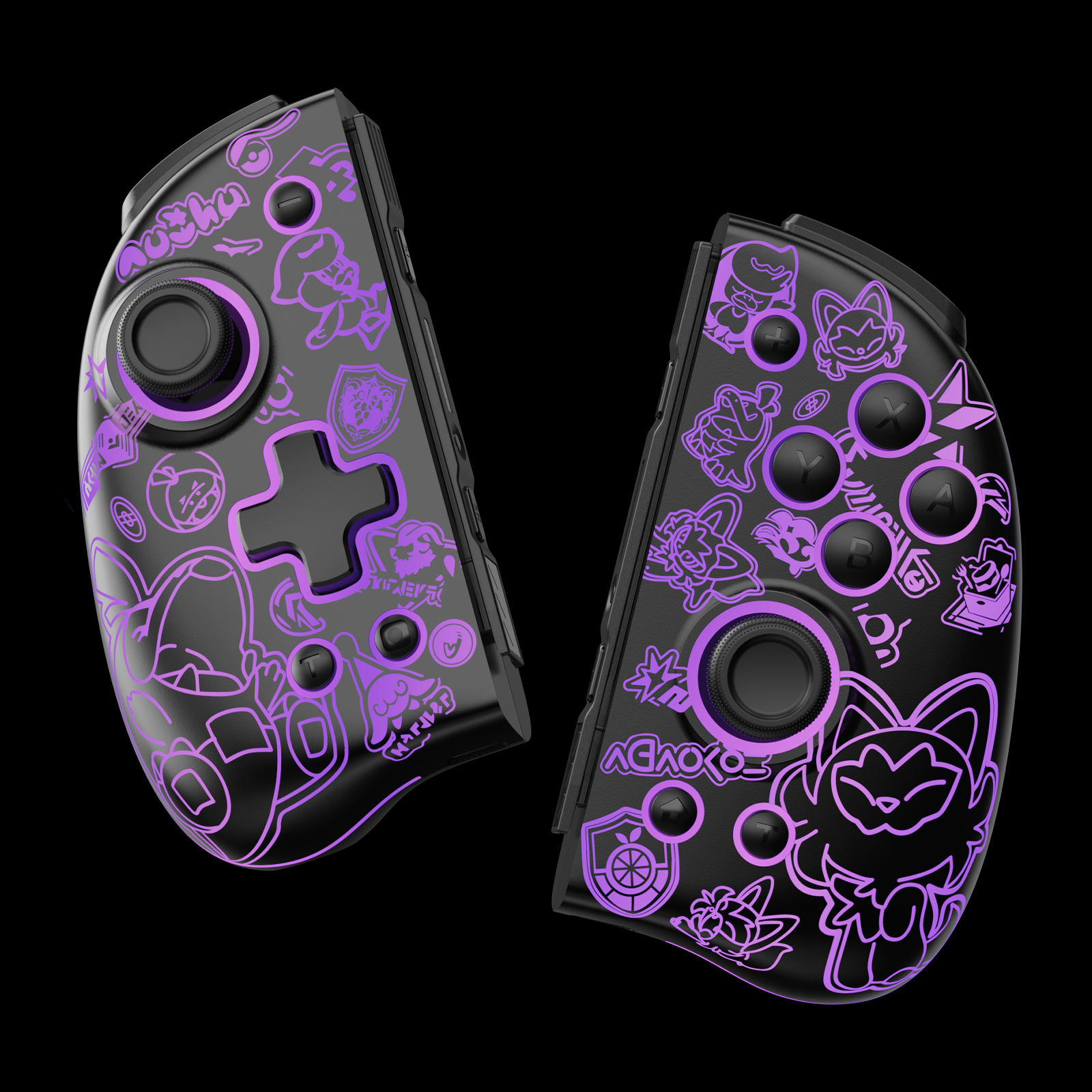 FUNLAB Luminous Wireless Switch Joypad - Scarlet & Violet