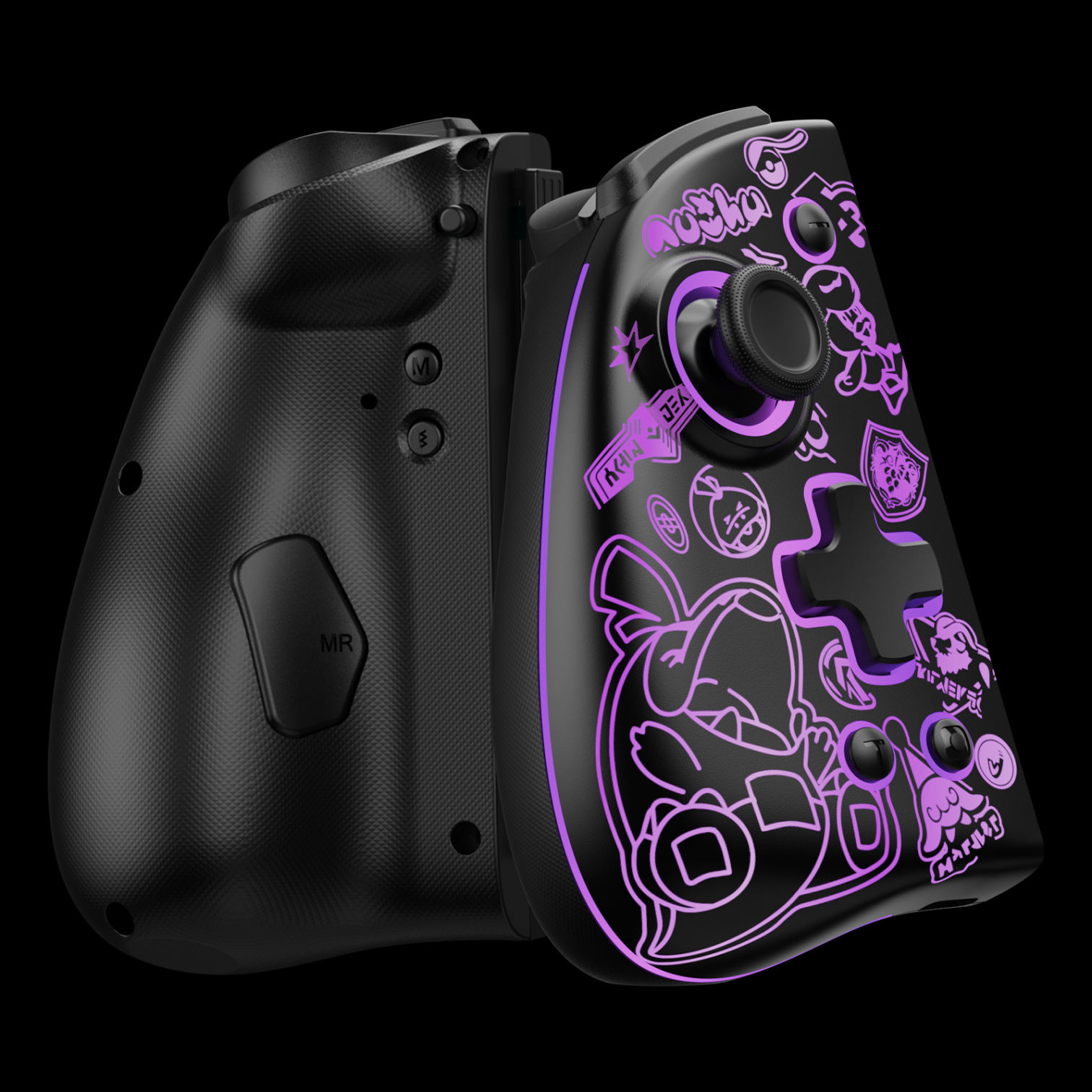FUNLAB Luminous Wireless Switch Joypad - Scarlet & Violet