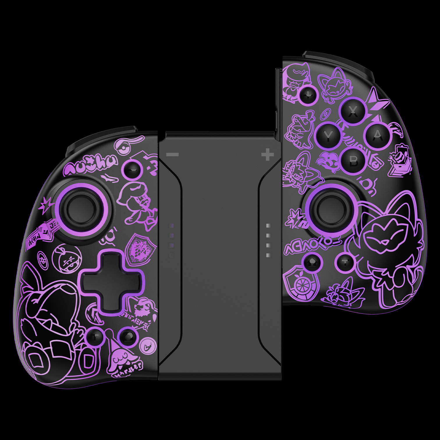 FUNLAB Luminous Wireless Switch Joypad - Scarlet & Violet