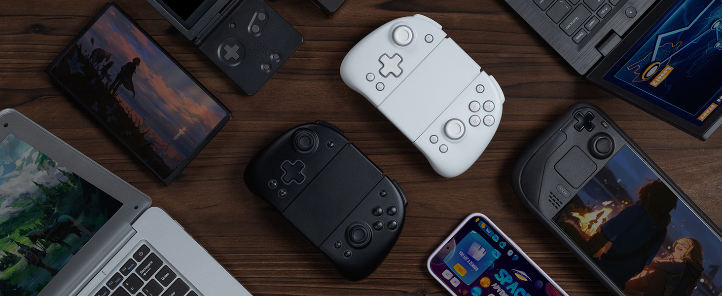 FUNLAB Luminous Wireless Switch Joypad - Scarlet & Violet