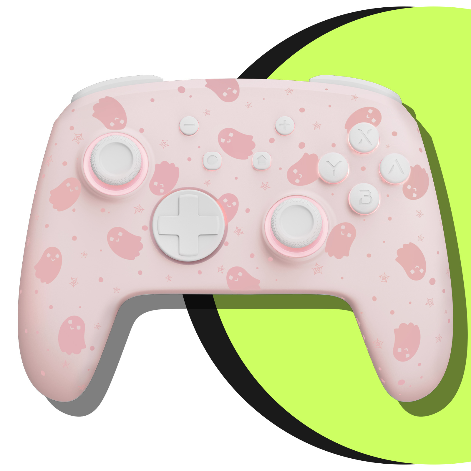 FUNLAB Firefly Switch/Switch2 Pro Controller - Ghost-FUNLAB