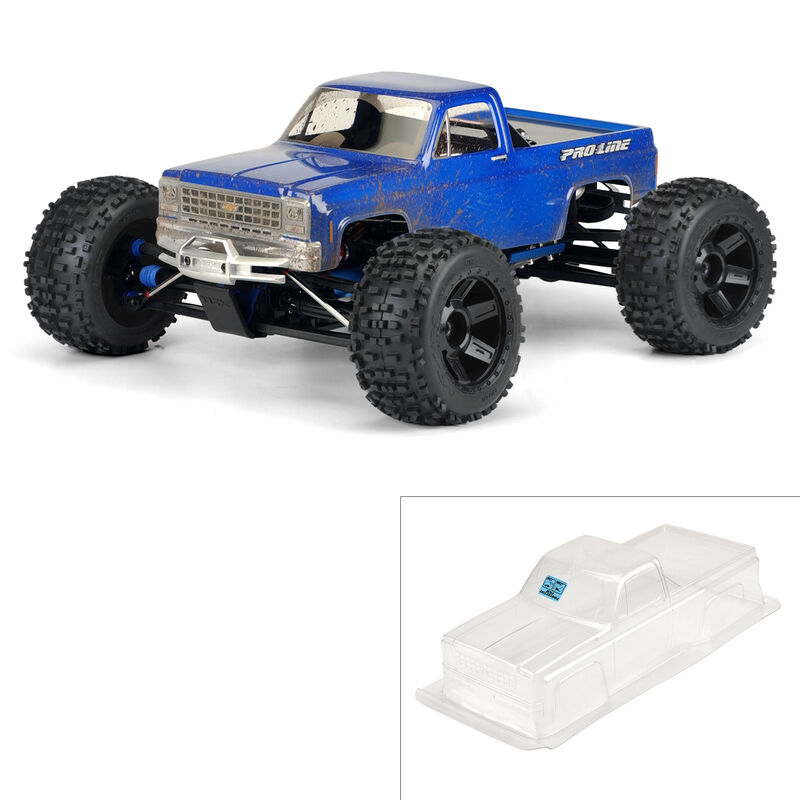 Pro-Line Racing 1/8 1980 Chevy Pick-up Clear Body: Monster Truck-PRO324800