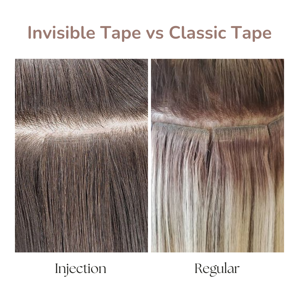 Best Invisible Tape In Extensions Made From Virgin Hair