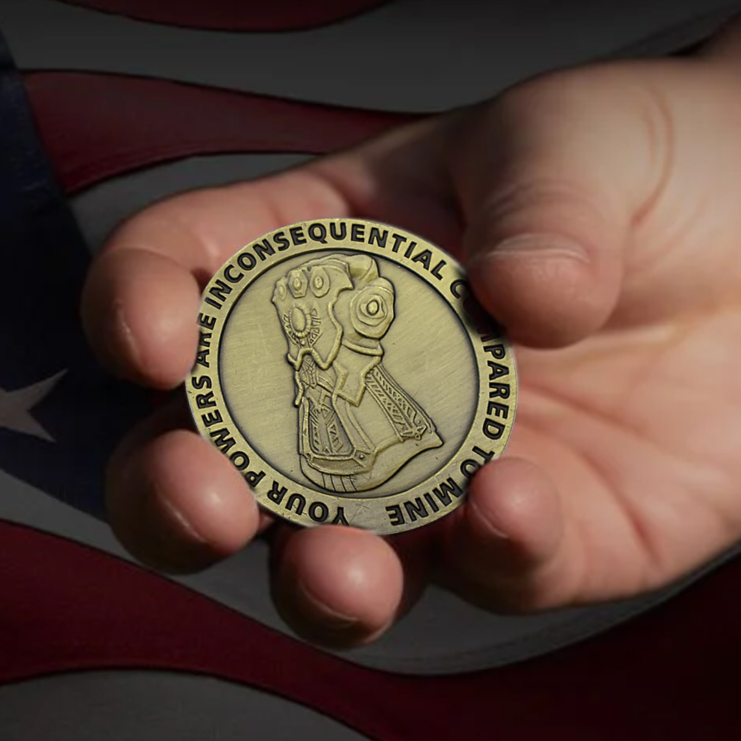 Marvel Thanos Infinity Gauntlet Challenge Coin