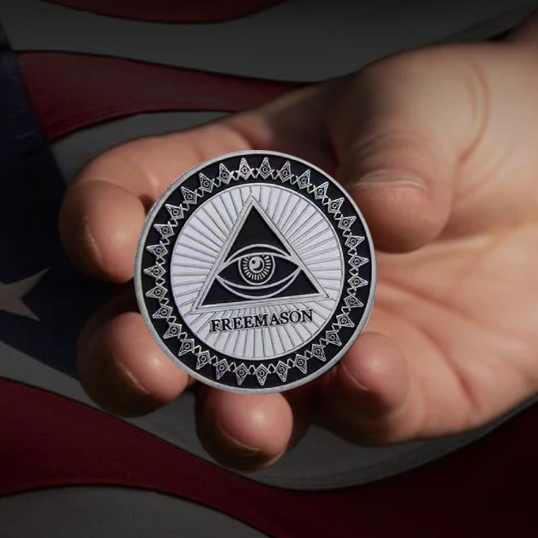 Freemason Exclusive Masonic Symbols Coin