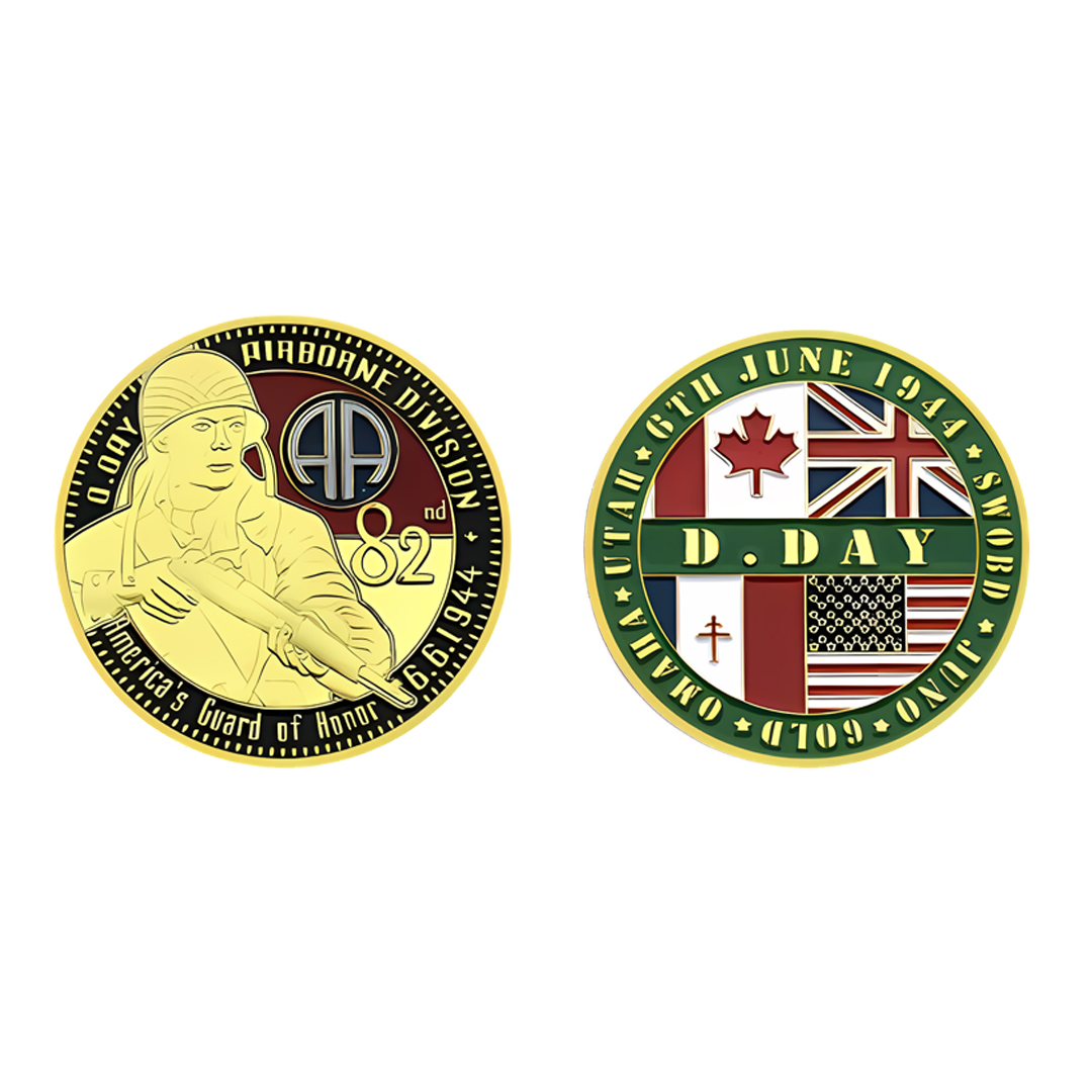 6.6.1944 Gold Coin D.Day Gold Plated Commemorative Coin