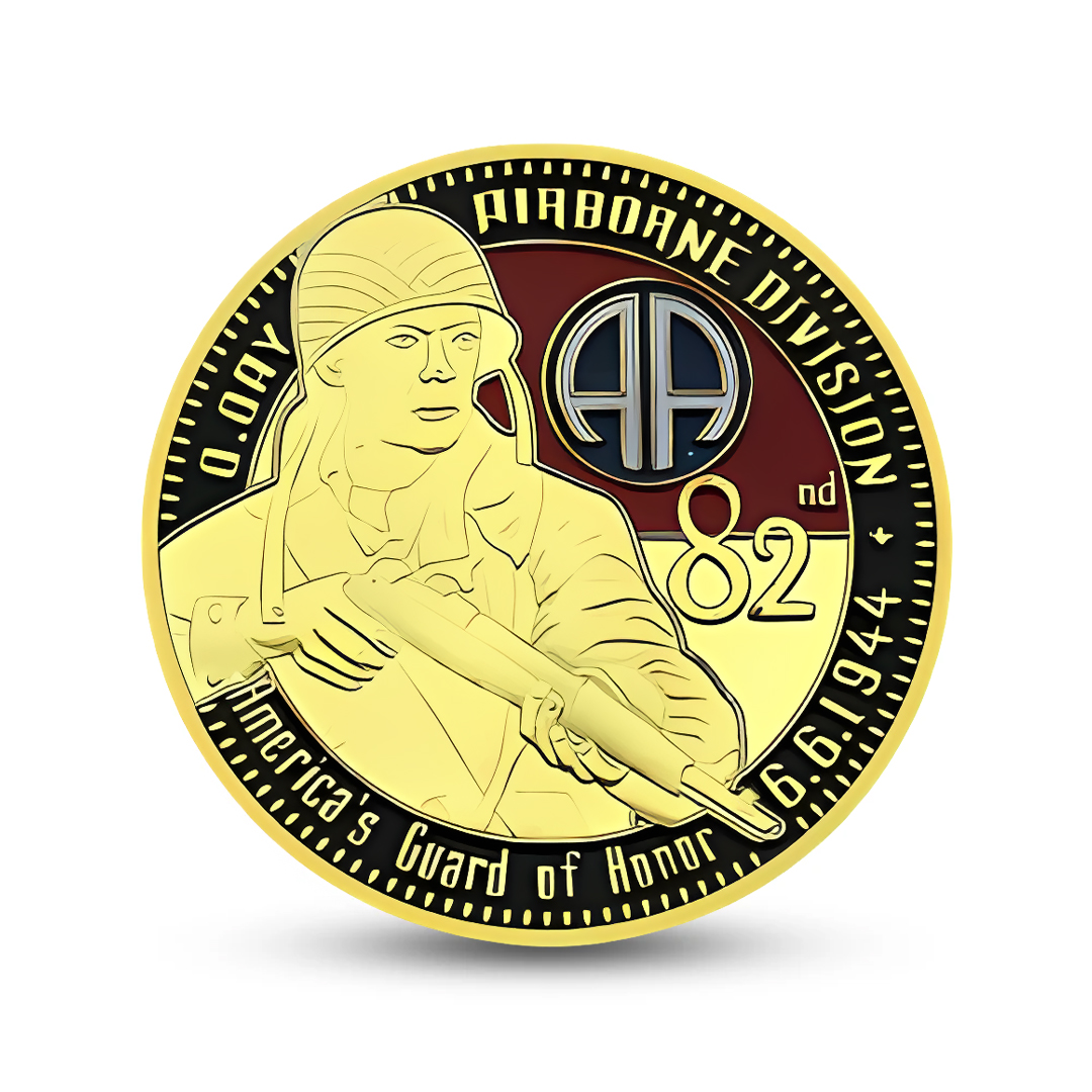 6.6.1944 Gold Coin D.Day Gold Plated Commemorative Coin