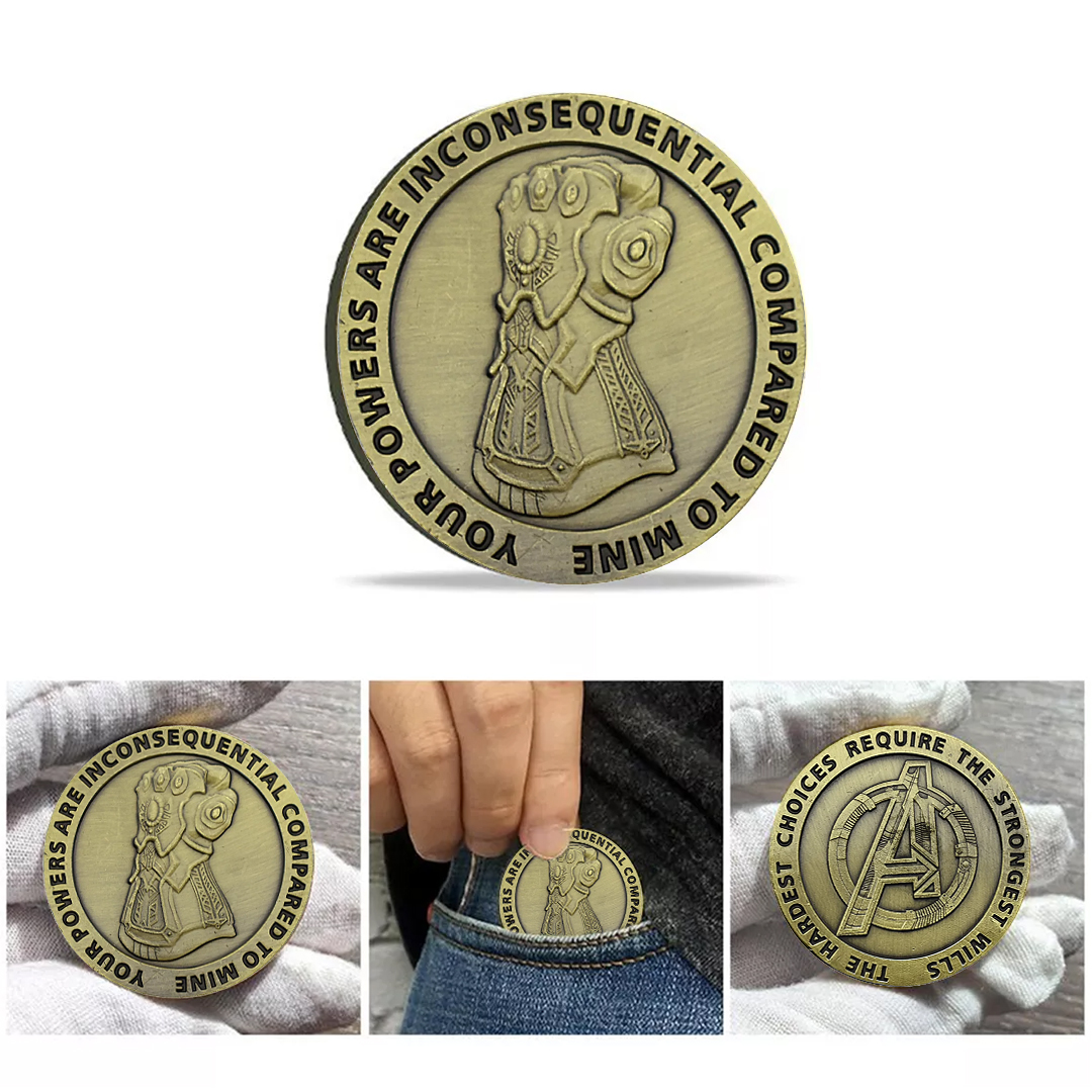 Marvel Thanos Infinity Gauntlet Challenge Coin