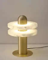 Alabaster Comet Table Lamp