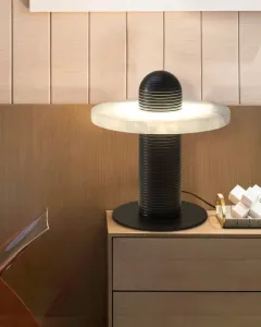 Alabaster Comet Table Lamp