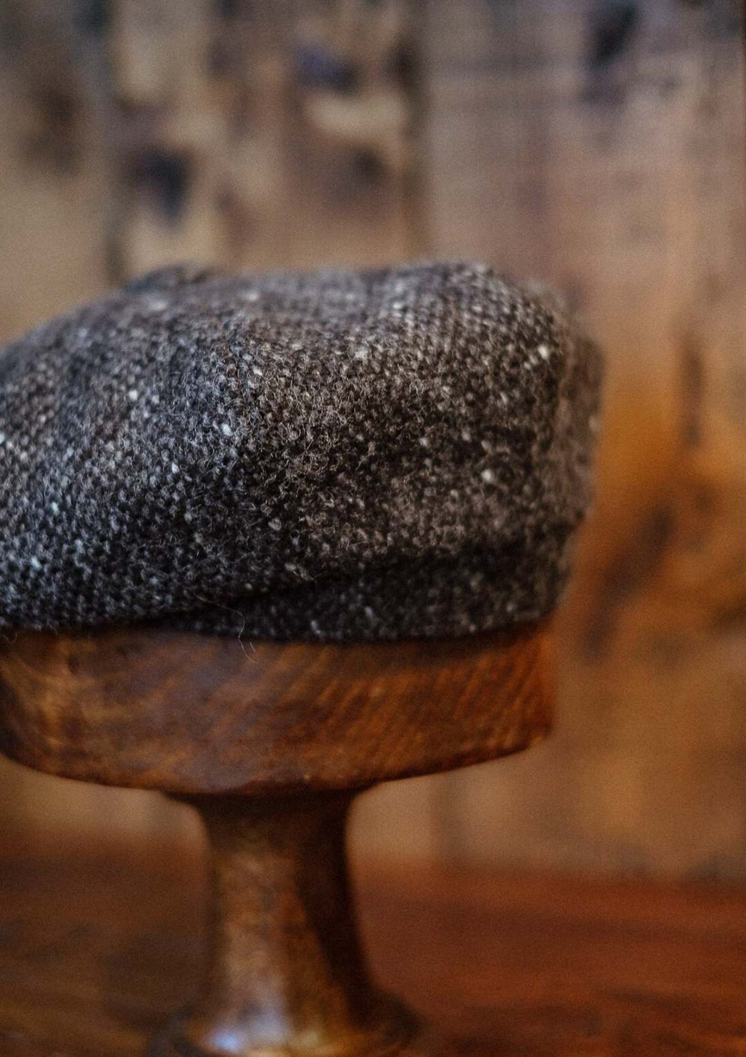 Fulton Baker Boy - (Mid-Width) Black Grain