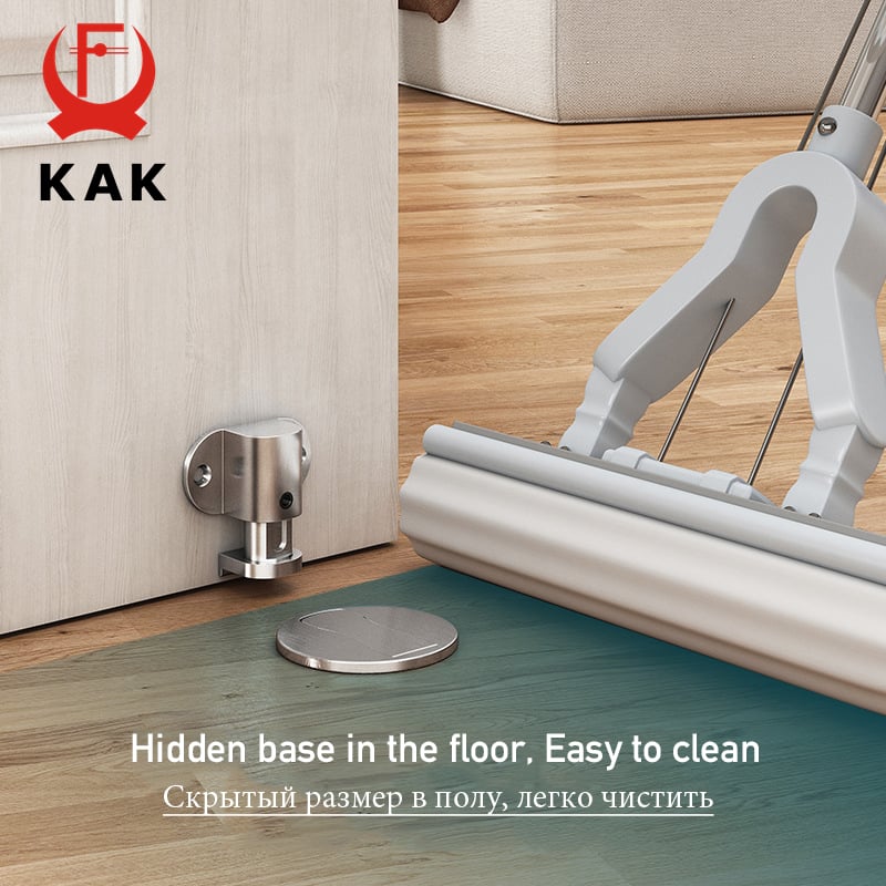 Adjustable Door Stop Punch-free Magnetic Door Stopper-ABOXUN