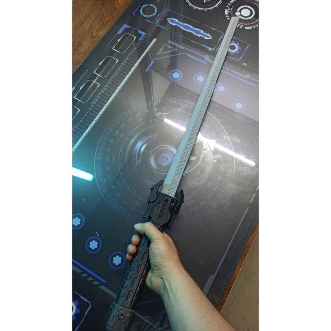 3D Printed Collapsible Sword- Adjustable Handle