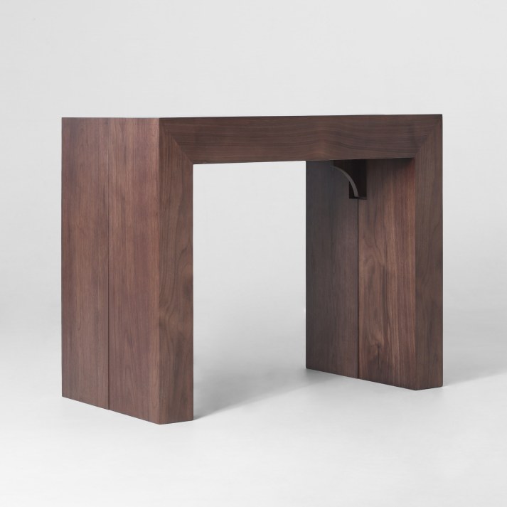 Wood Extendable Dining Table Seats 2-12, 19"-118" | Extendabl Console ...