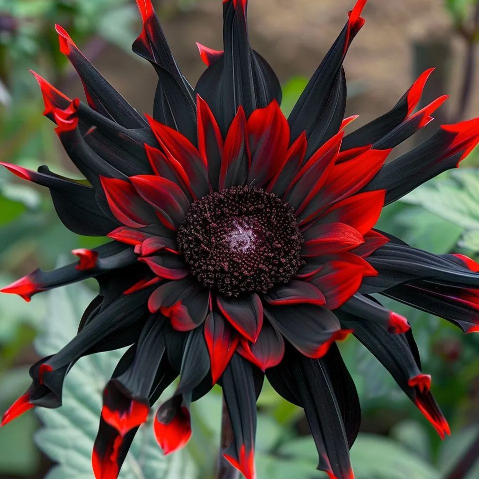 Rare Black & Red Flowers Collection ️🖤