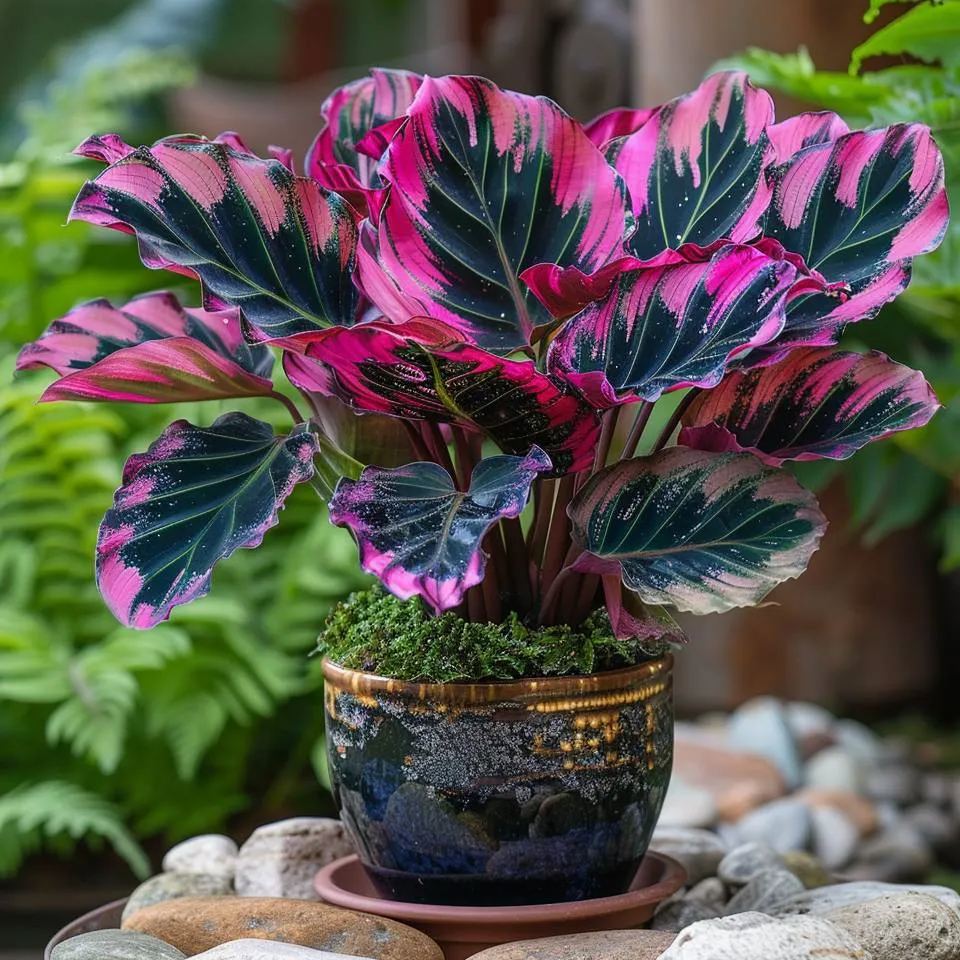 Big Purple Edge Calathea Seeds🌿💫Potted Plants, Garden