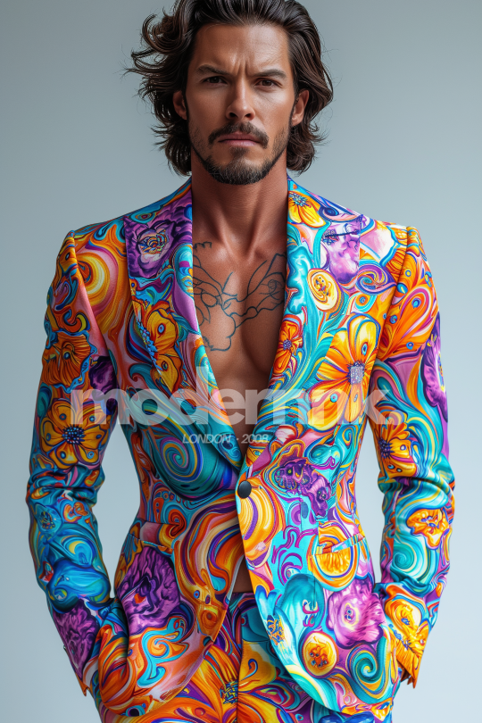 Floral Swirl Men Suit A0160 | Men's Formal Wear | modernnk