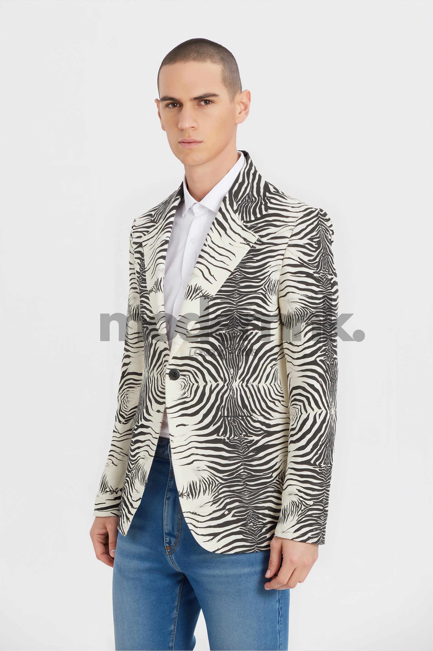 Zebra Stripe Men Suit A0238｜Casual Wear｜Modernnk