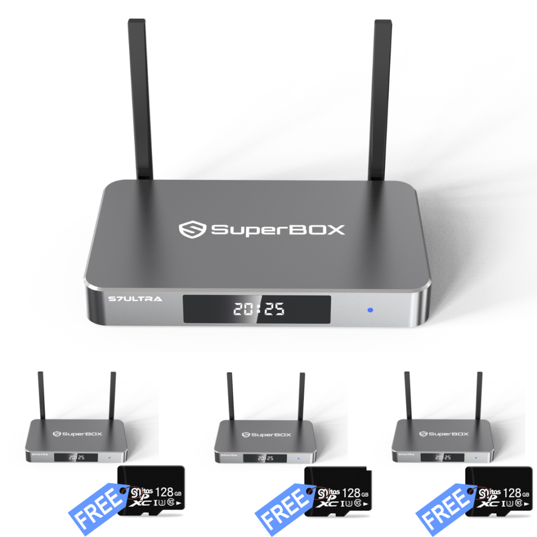 Superbox S7 Ultra (3-Pack) Bundle